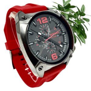 Diesel | Accessories | Nwt Diesel Mens Overflow Chronograph Gunmetal ...